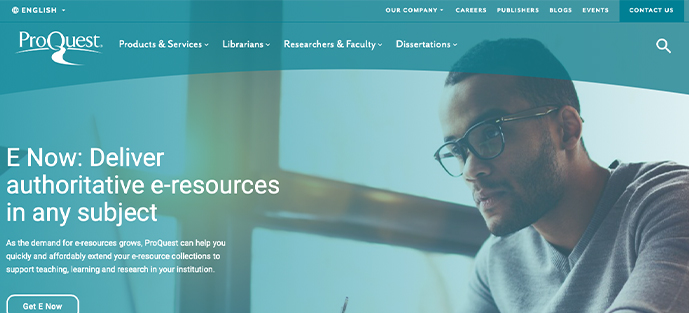 ProQuest | Databases, EBooks and Technology for Research